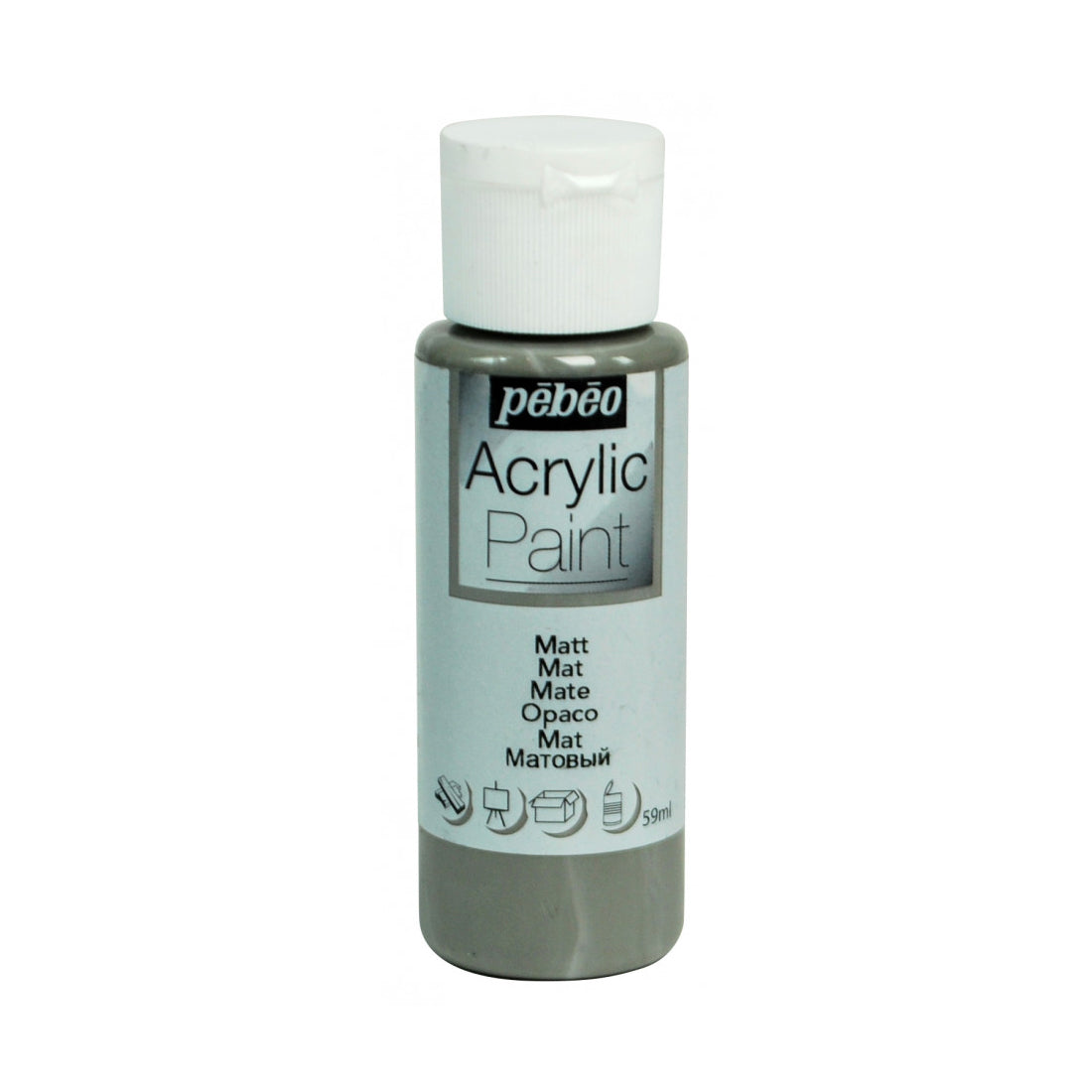 ACRYLIC PAINT GRIS RATON MATE – La Negra María