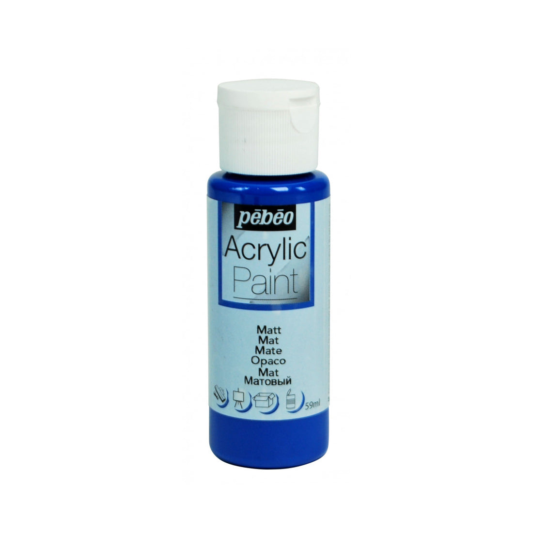 ACRYLIC PAINT Matte Azul Rey – La Negra María